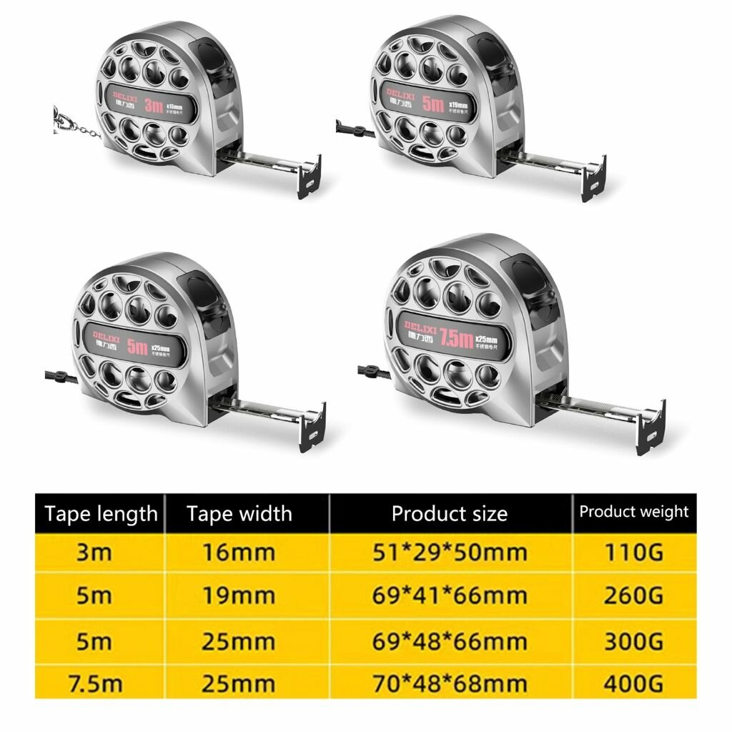 Лента-линейка из нержавеющей стали с полой рулеткой-3 метра 16 мм