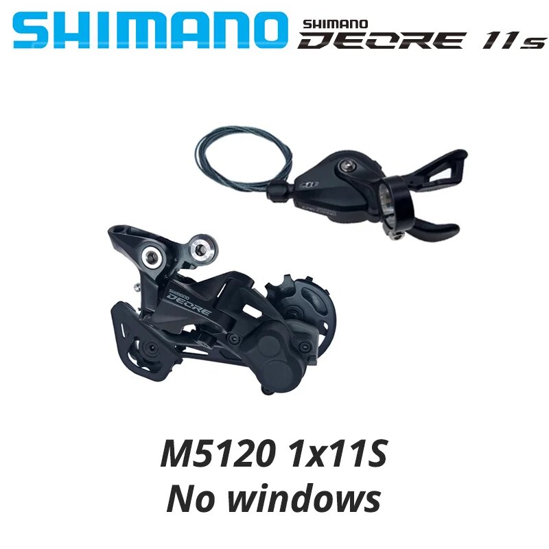 Переключатель скоростей SHIMANO DEORE M5100 11-скоростной M5120 No windows