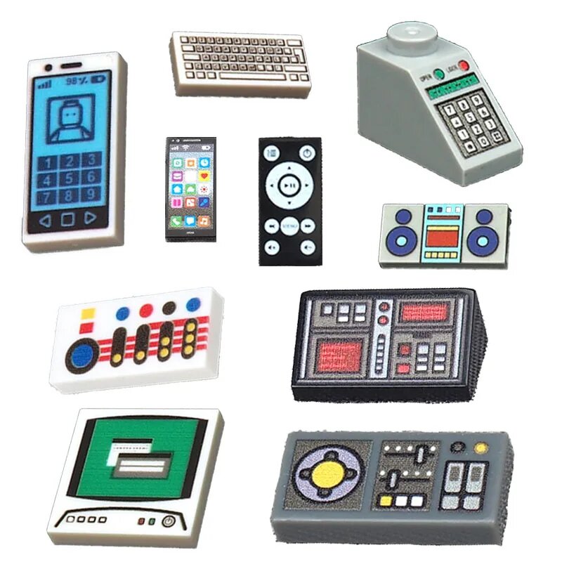 MOC Мини-кирпичики из пластика 10PCS