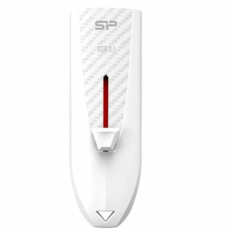 Память USB Flash 256 ГБ Silicon Power Blaze B25 (SP256GBUF3B25V1W) - выдвижной, пластик, USB 3.0