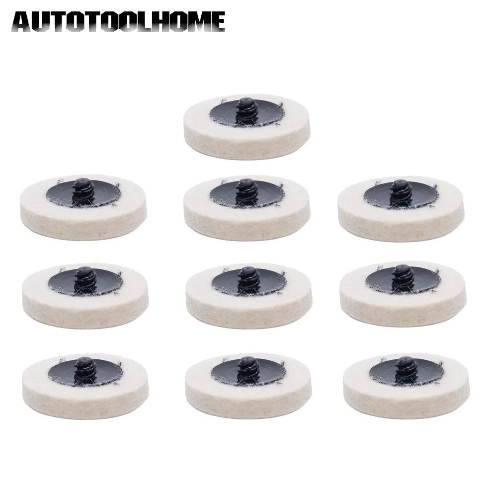 AUTOTOOLHOME диски для полировки из шерсти 50 мм