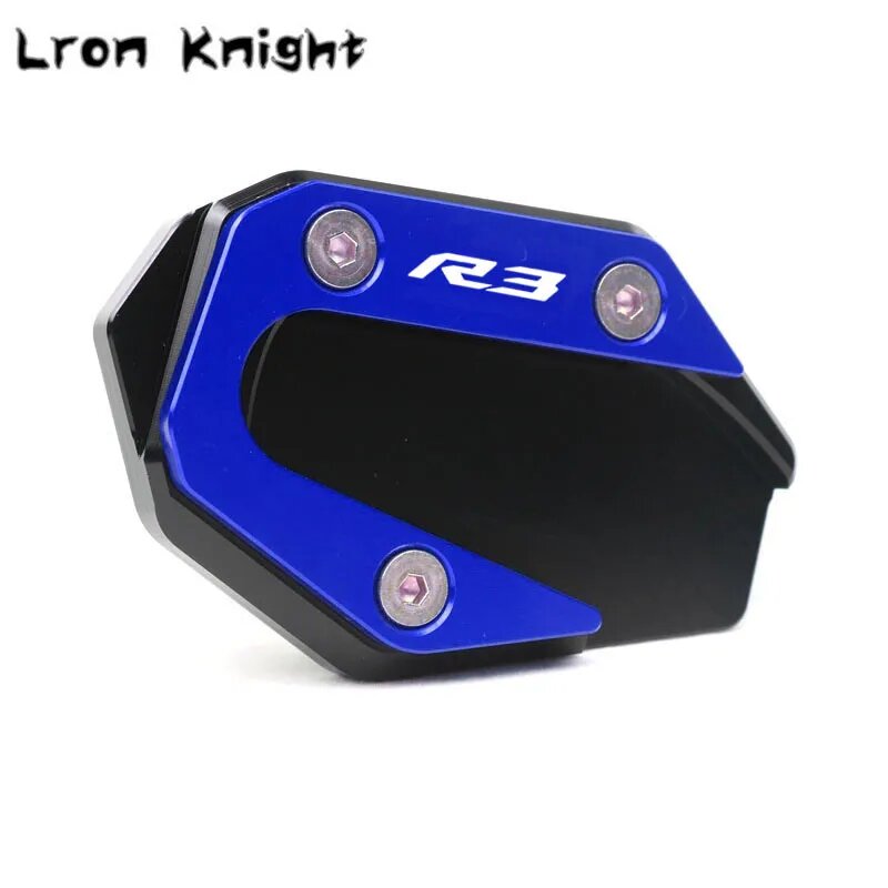 Опорная площадка для боковой подножки Yamaha YZF-R3 R25 2015-2018, синий