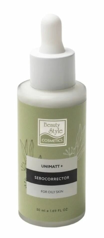BEAUTY STYLE Сыворотка-себокорректор для сужения пор жирной и смешанной кожи лица UNIMATT + Sebocorrector, 50 мл