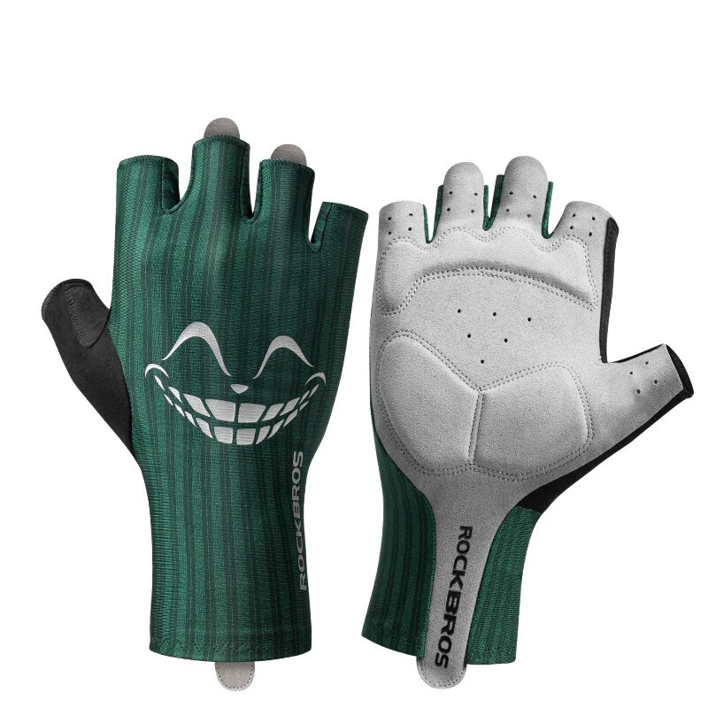 Женские мужские велосипедные rockbros перчатки без пальцев