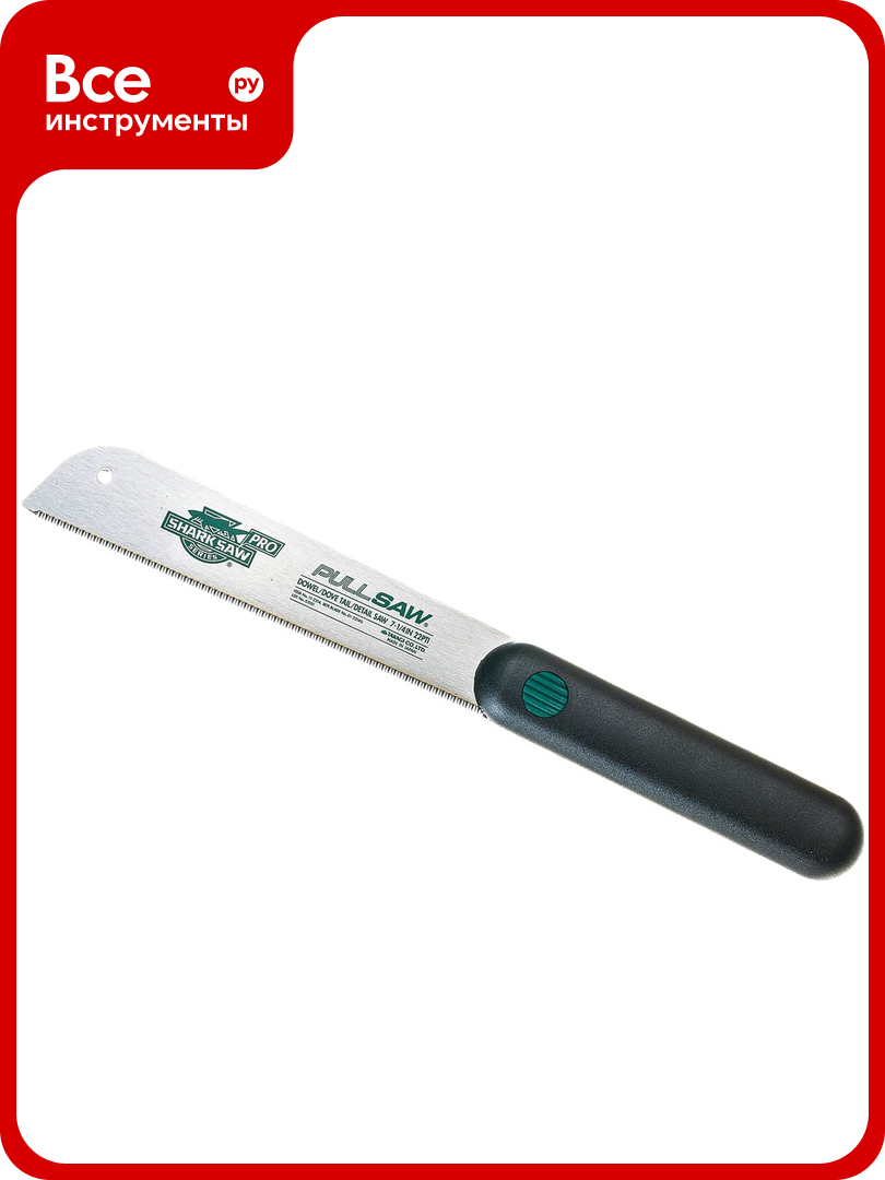 Пила для резки дюбелей TAKAGI 22 TPI 0,4 мм 180 мм 112214, 0.4мм японская конструкция, закаленное полотно