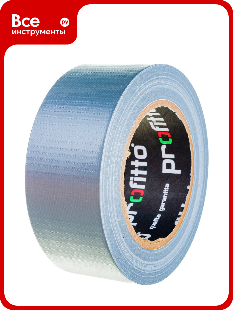 Армированная клейкая лента Proffito серая 48 мм х 40 м 134859, серый