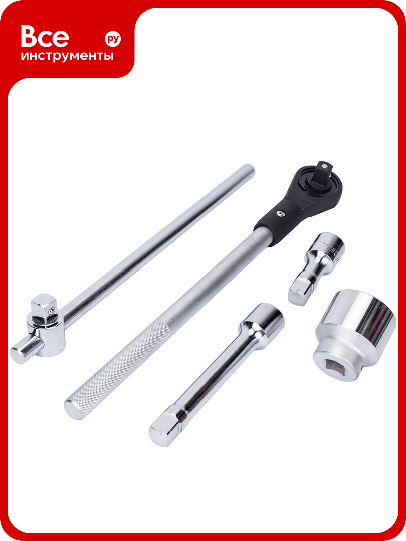 Набор торцевых головок Jonnesway S04H6315SA (S04H6115SA) 3/4"22-50 мм, 15 пр. 47229