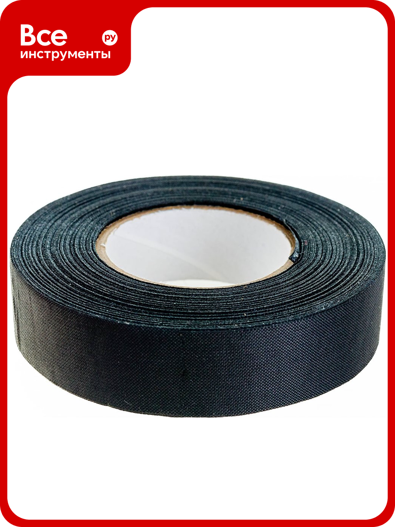 Автомобильная изолента KRANZ полиэстер, 0.17x19 мм, 25 м KR-09-2916, предназначена