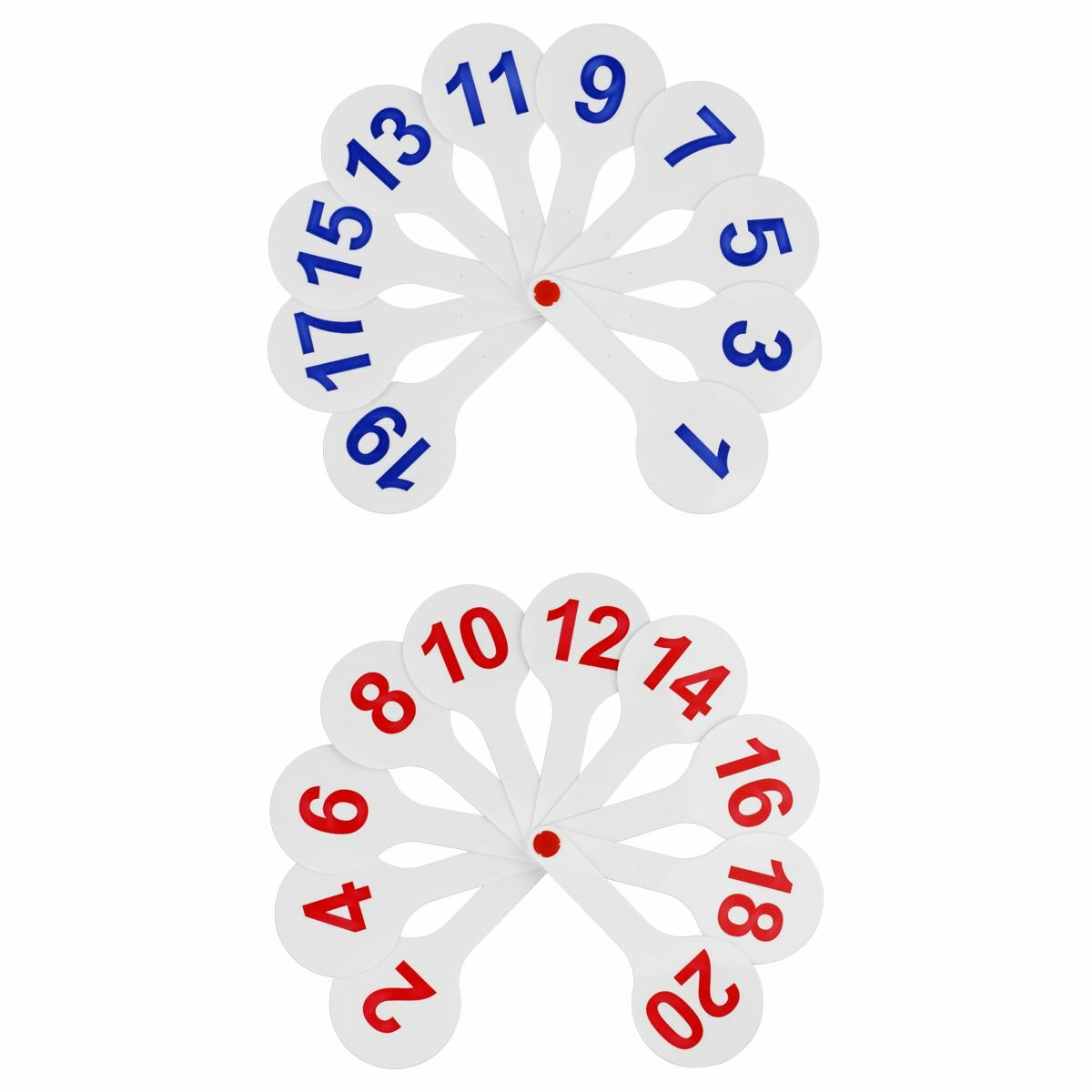 Набор вееров, касса согласные буквы, цифр от 1 до 20, гласные буквы