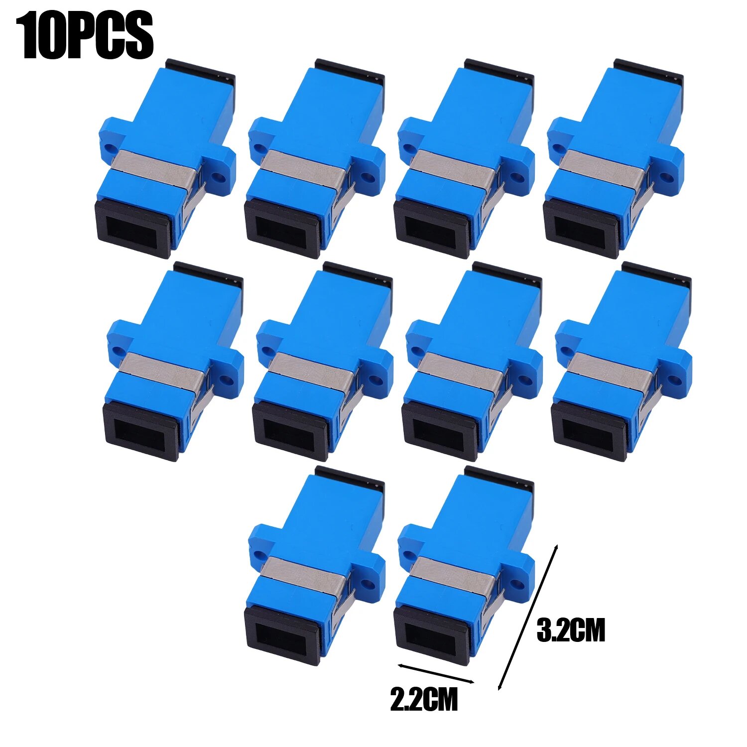 BAPPSUS SC Female to SC Female UPC/APC Оптоволоконные Адаптеры 10PCS-UPC