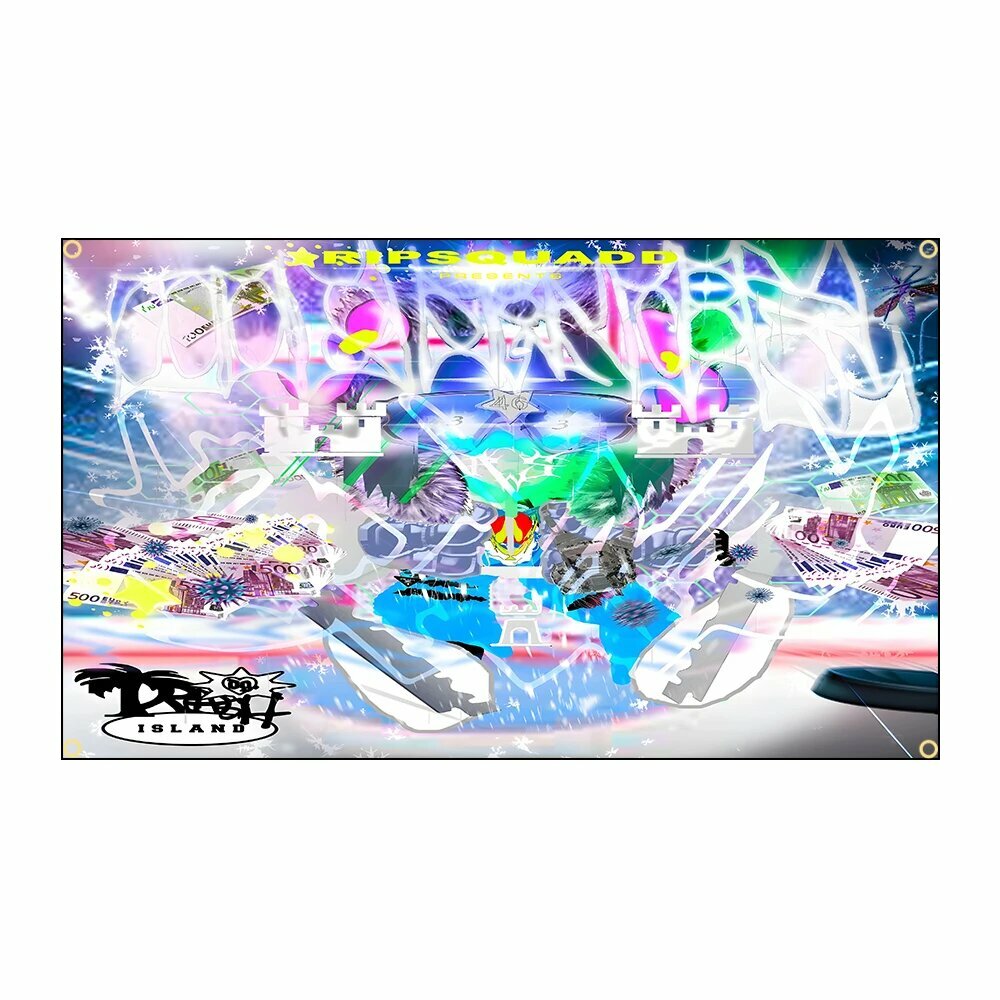 Флаг 333 Bladee из полиэстера 90x150cm, 4 Grommets