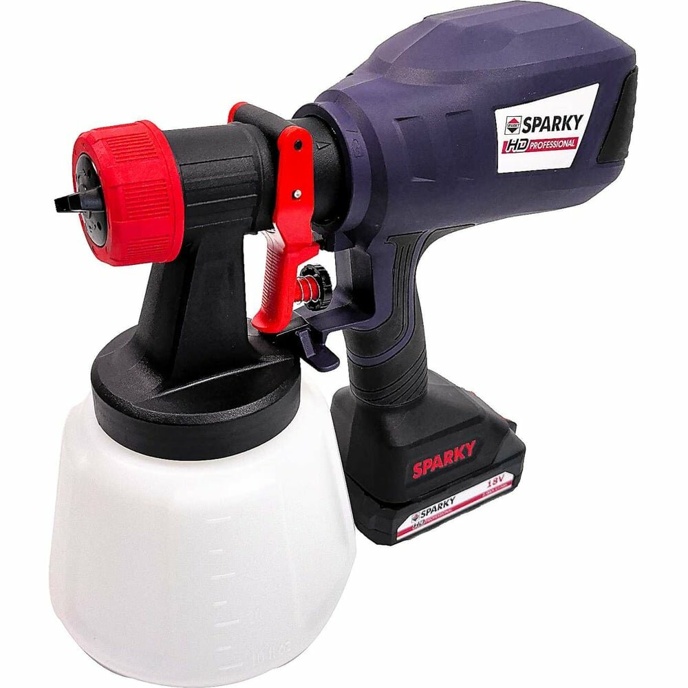Аккумуляторный краскораспылитель SPARKY PS 18Li HD