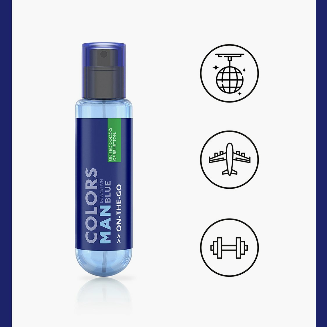BENETTON On The Go Colors de Benetton Blue men туалетная вода мужская 30 мл / Парфюм Бенеттон