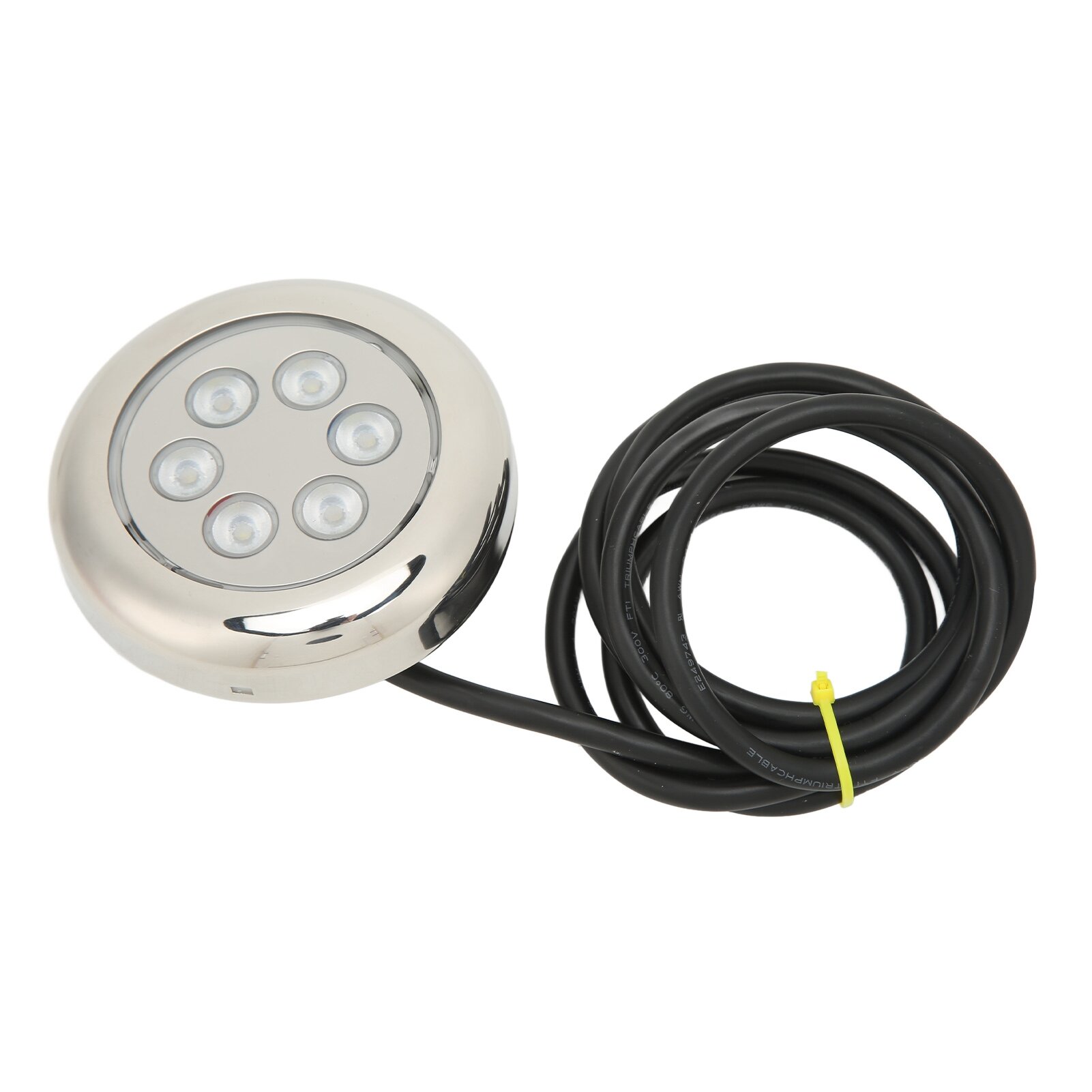 Подводный светодиодный светильник 3,5 дюйма для яхт и лодок, RGB, IP68, 12V-24VDC, 7,5W, монтаж на поверхность