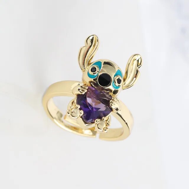 MINISO Аниме кольцо Лило и Стич