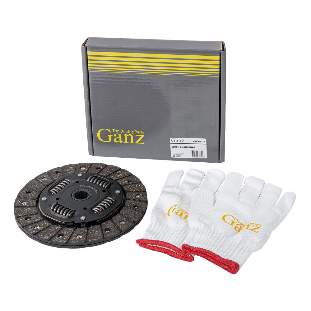 Диск сцепления ВАЗ-21703,2190 с кпп 2181 (усиленный) LADA Kalina / Priora / Granta (200мм) GANZ GIE36218
