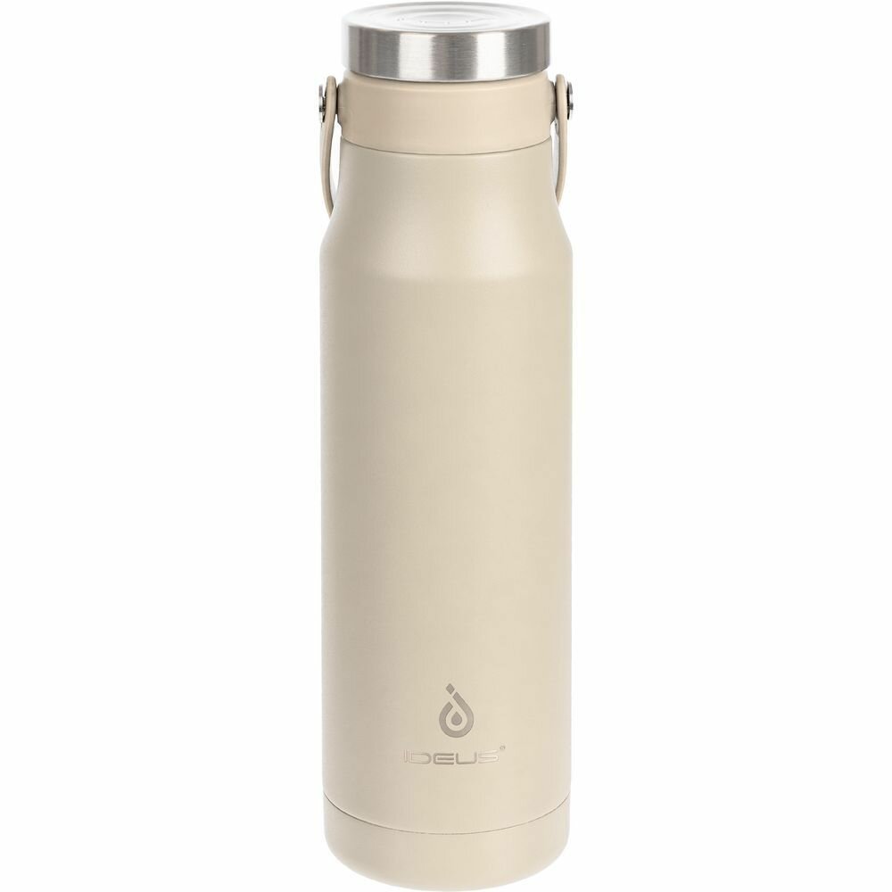 Термобутылка Tateyama, серо-бежевая, Ideus, 710 мл