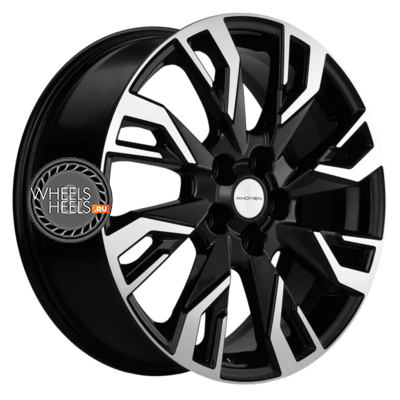 Диск автомобильный литой Khomen Wheels KHW1809 (Qashqai) 18x7 5x114.3 et40 dia66.1 Black-FP