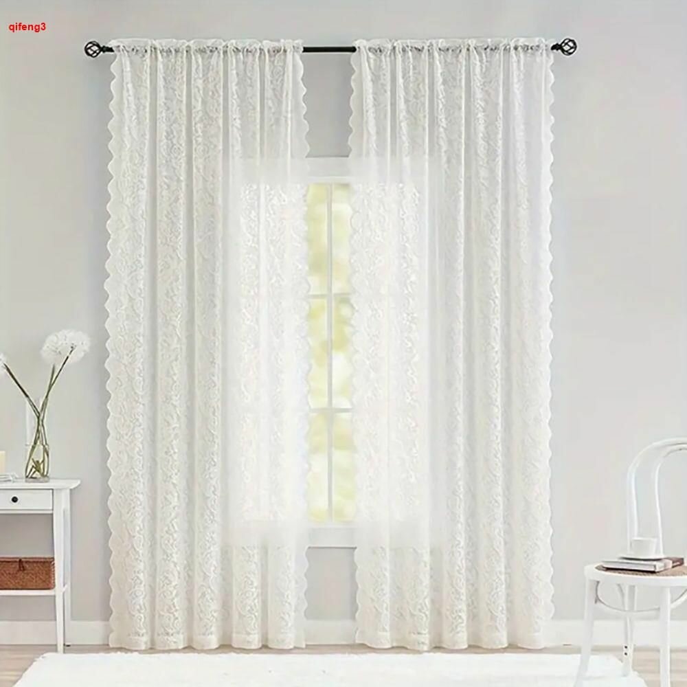 Винтажные кружевные шторы с вышивкой феникса, французский дизайн для украшения комнаты, дверные шторы с изысканным узором