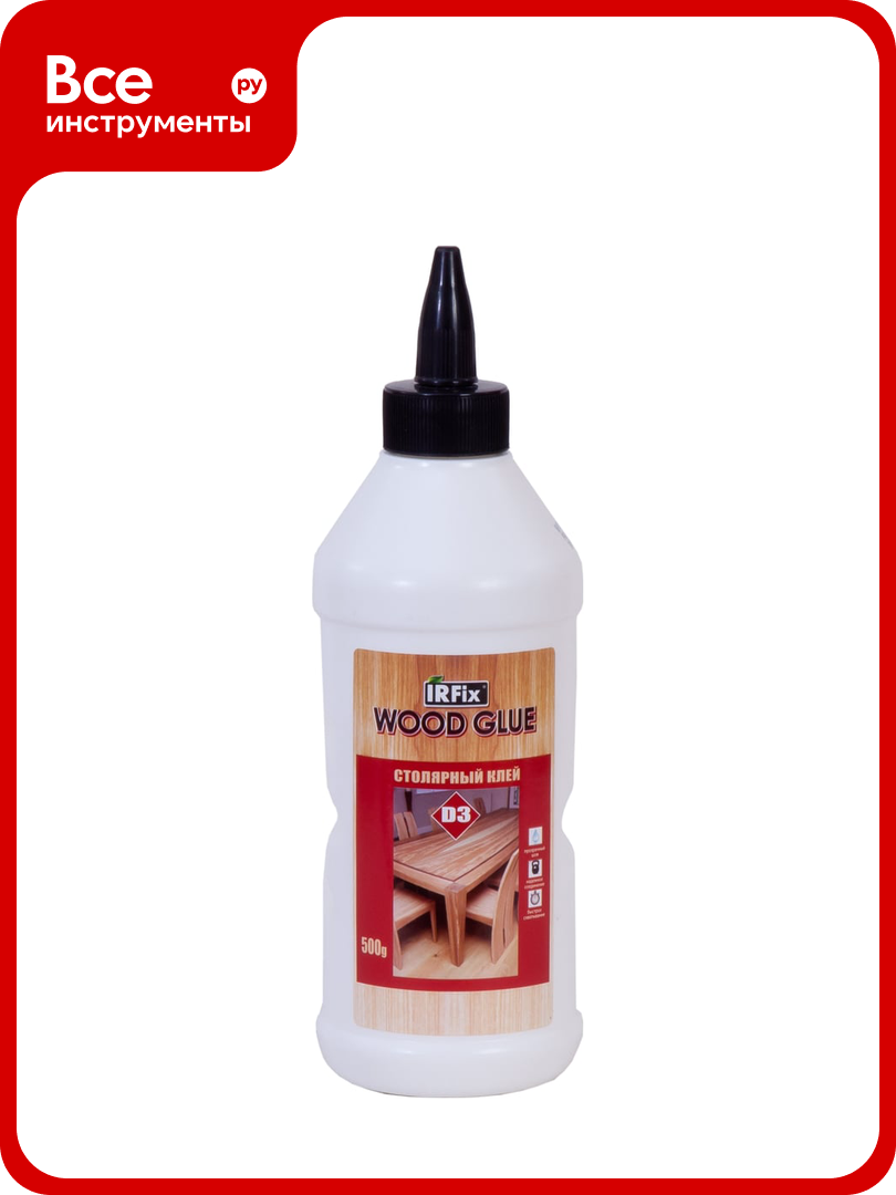 Столярный клей IRFIX WOOD GLUE D3 500 гр 20075