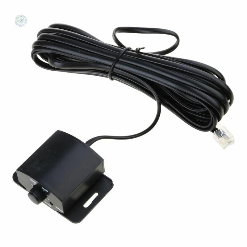 Автомобильный усилитель с регулятором громкости и басов, ручка управления для сабвуфера, монтируется на приборную панель, удобная настройка звука