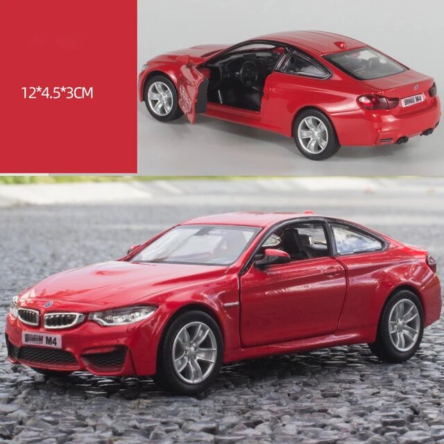 1:43 M2 M3 M4 M6 X6M M5 Металлическая игрушечная машина из сплава, литые игрушечные машинки, модель автомобиля для детей