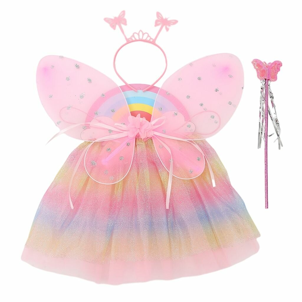 Набор Крыльев Бабочки-Насекомого-Радужная Юбка-пачка