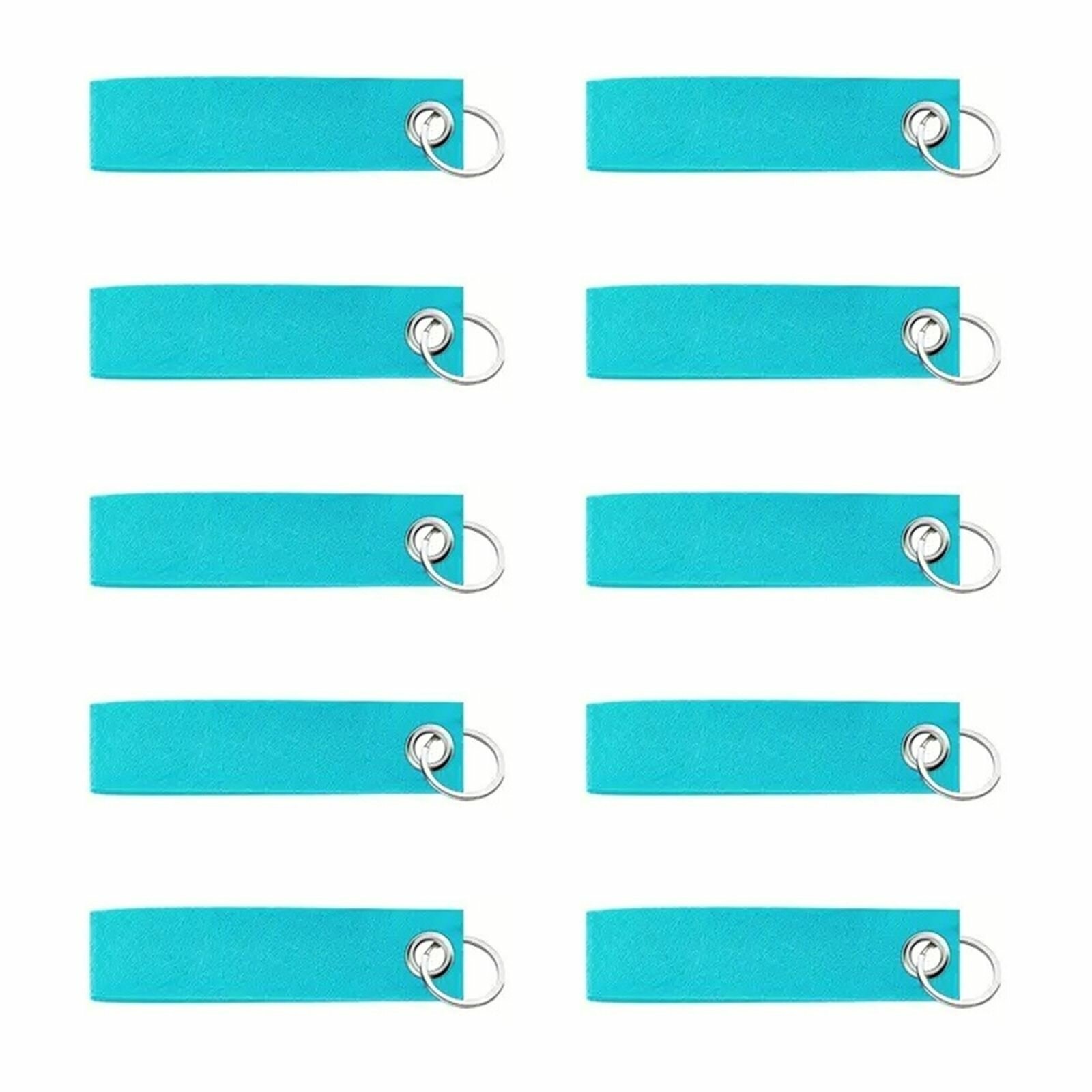 10 штук прочных фетровых брелоков для персонализации