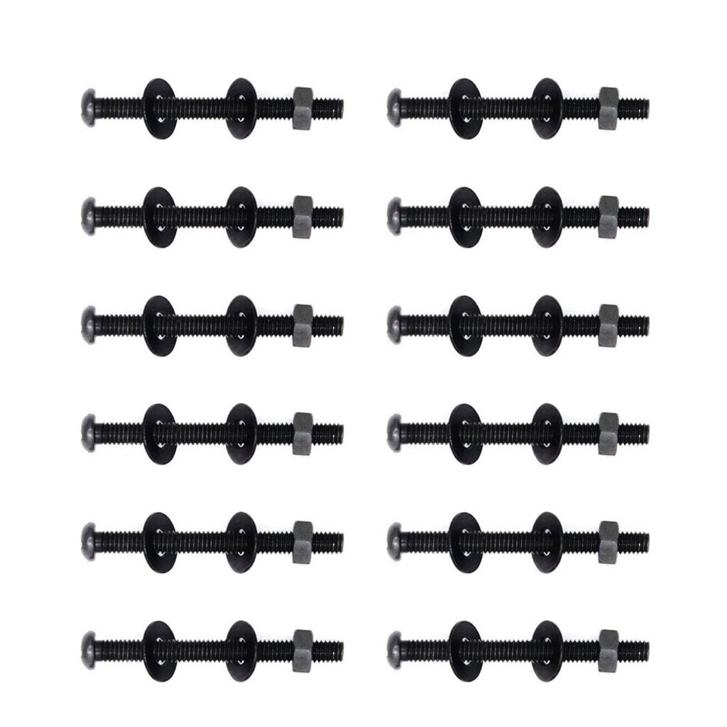 12ШТ Торцевых винтов, Болт для крепления тормозного каркаса, Винты с гайками для вентилятора корпуса ПК