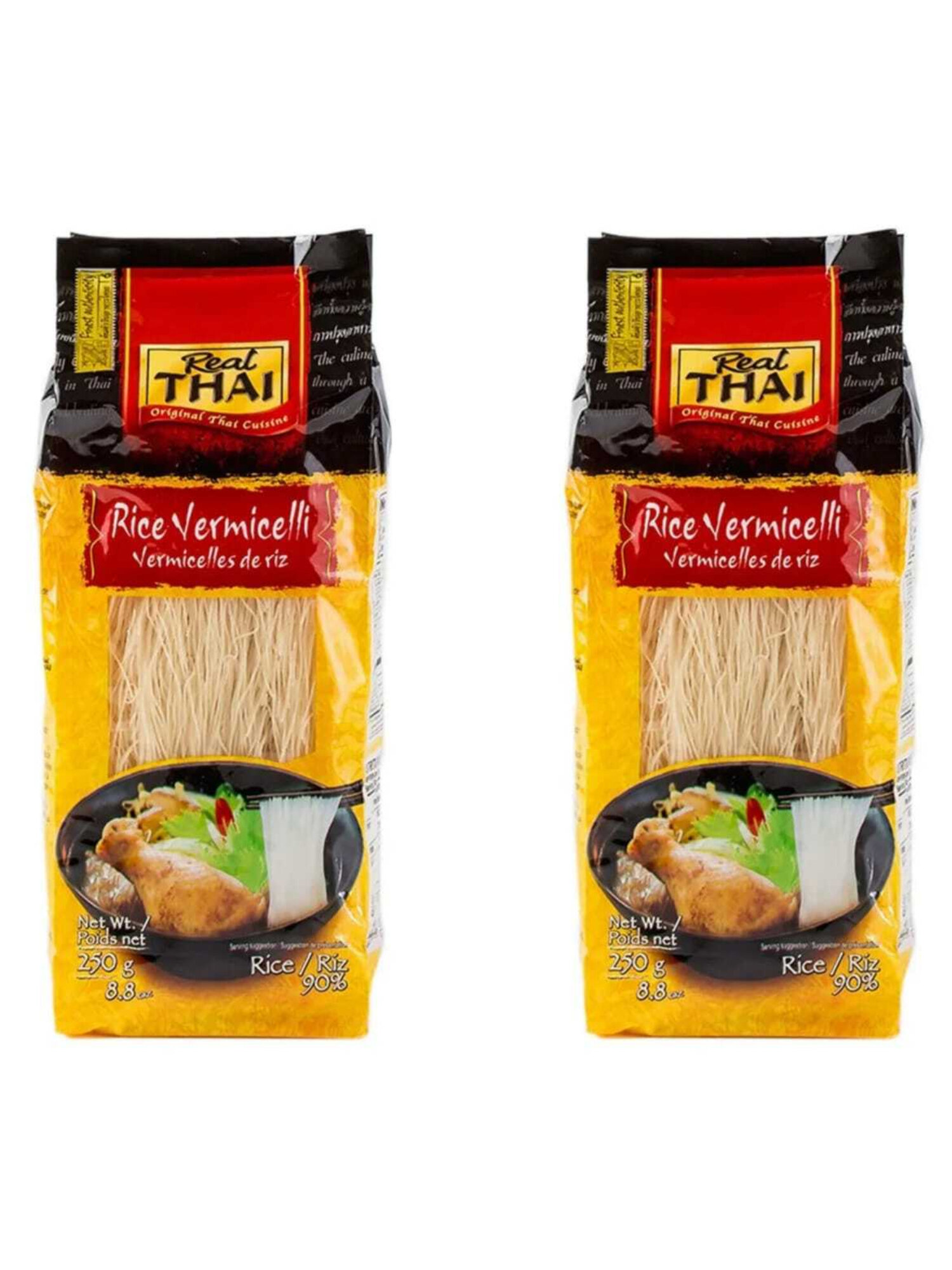 Вермишель REAL THAI рисовая 250 г, 2 шт