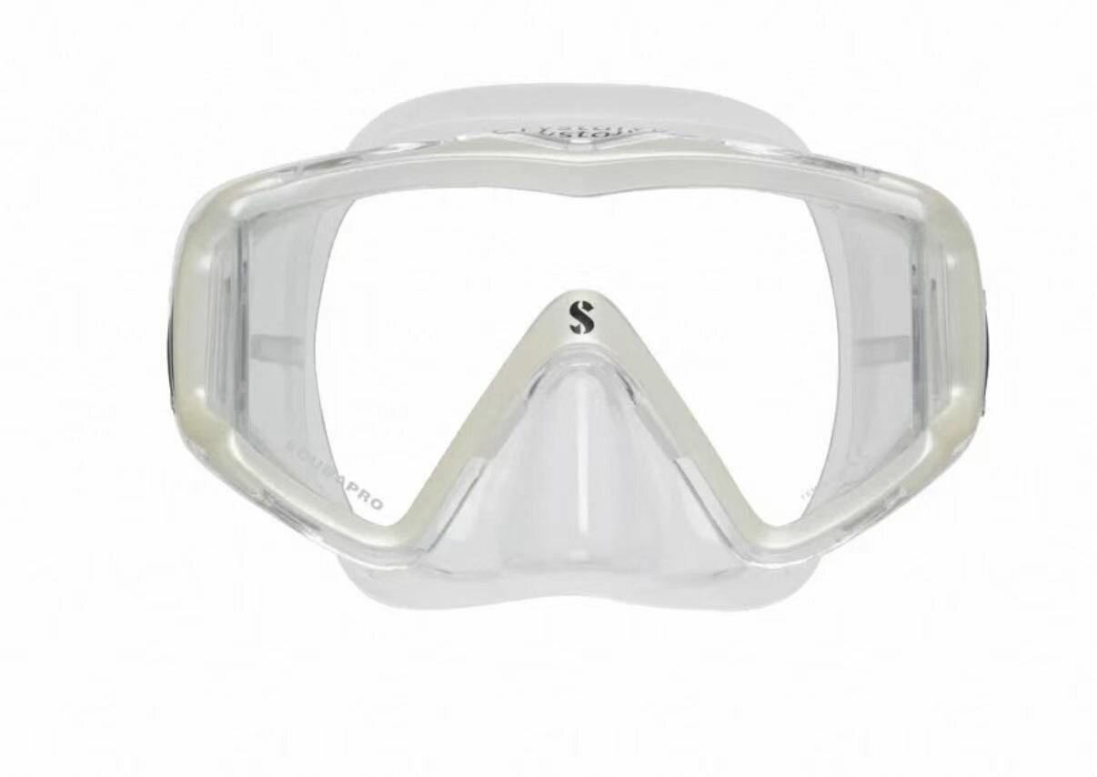 Маска для подводного плавания Scubapro crystal vu маска для подводного плавания с широким углом обзора силиконовая юбка