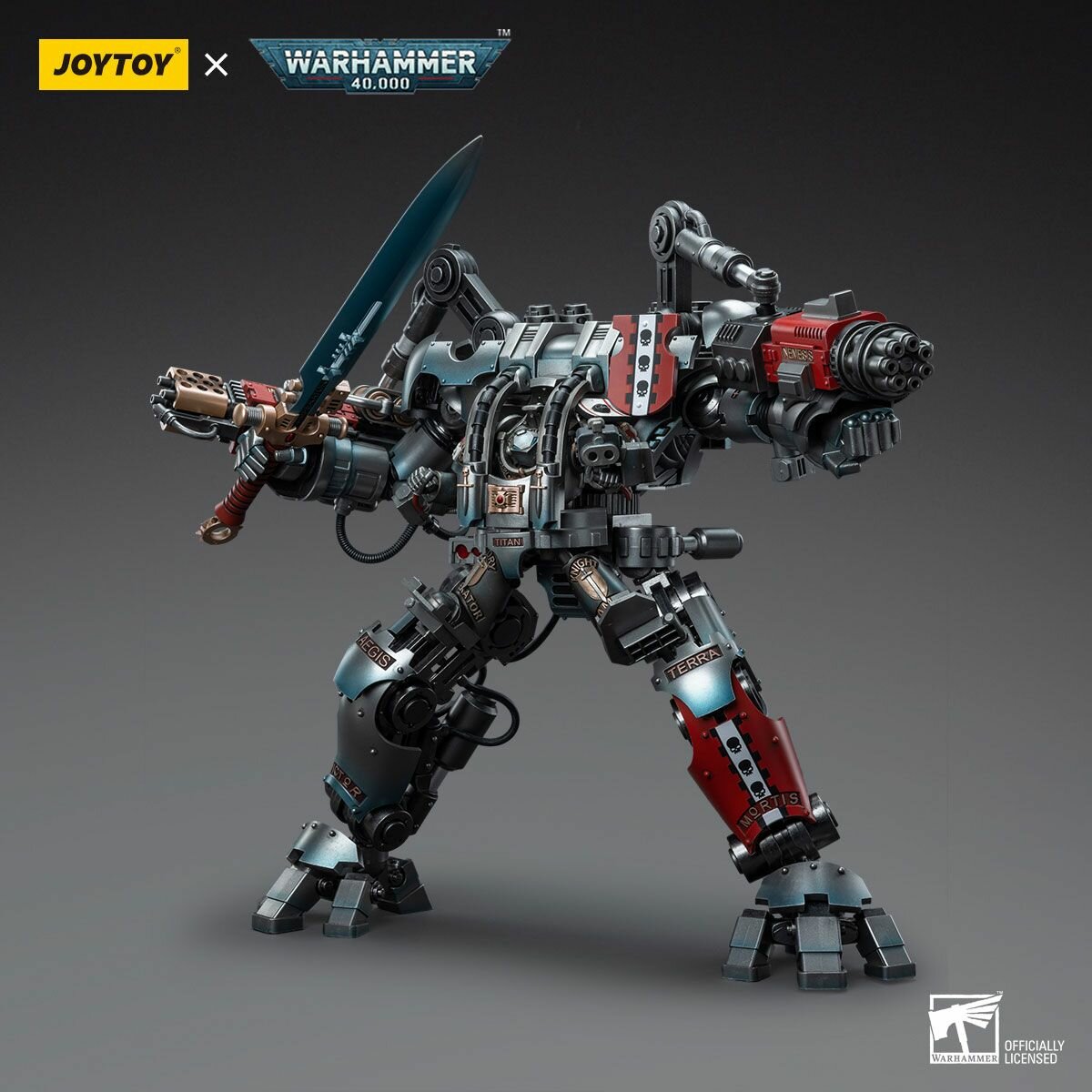 Подвижная фигурка JOYTOY Warhammer 40K Grey Knights Nemesis Dreadknight Including One Action Figure Подарок на день рождения коллекция игрушек