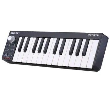 WORLDEмузыкальная клавиатура с 25 клавишами, MIDI-клавиатура, Tomshoo