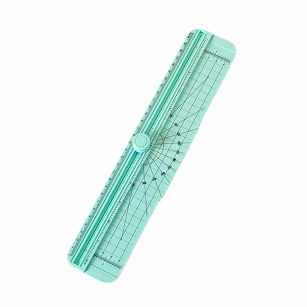 Ручной скользящий Резак Для Бумаги Формата А4-Мятно-Зеленый