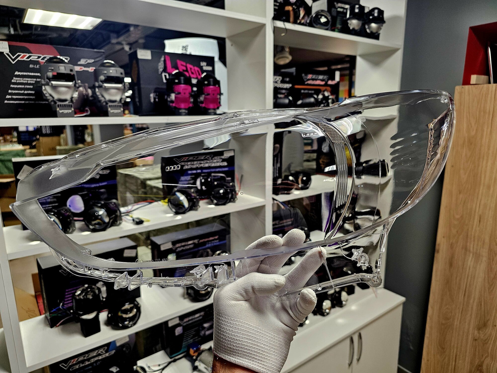 Стекло фары Mazda 6 GJ 2012-2015 г. в. (левое)