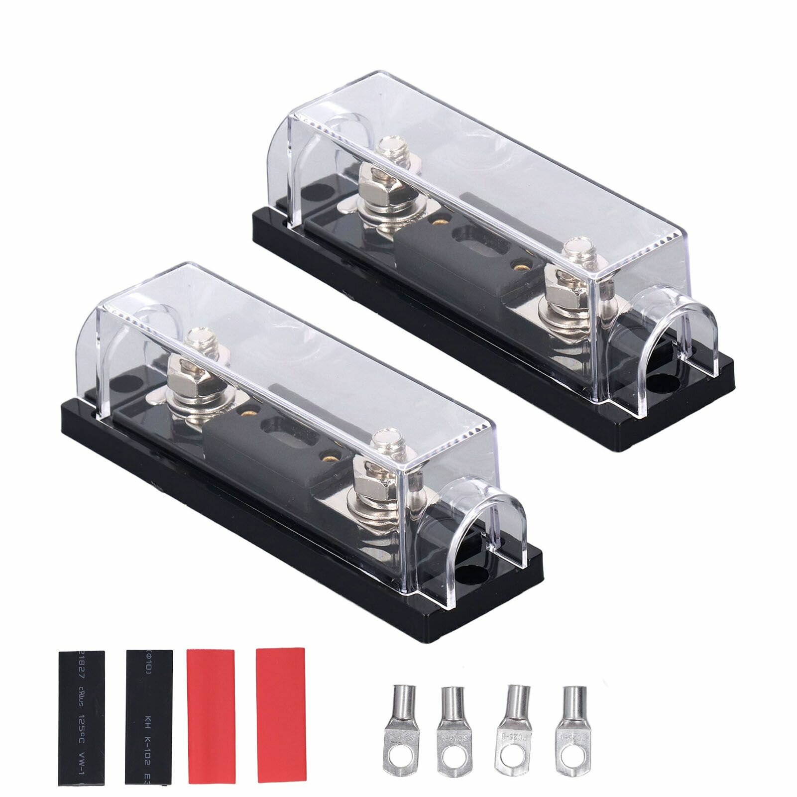 2 шт. 250А 48В Аудиопредохранители, блок предохранителей ANL для автодомов, яхт, кораблей, сельскохозяйственной техники, стерео- и видеосистем