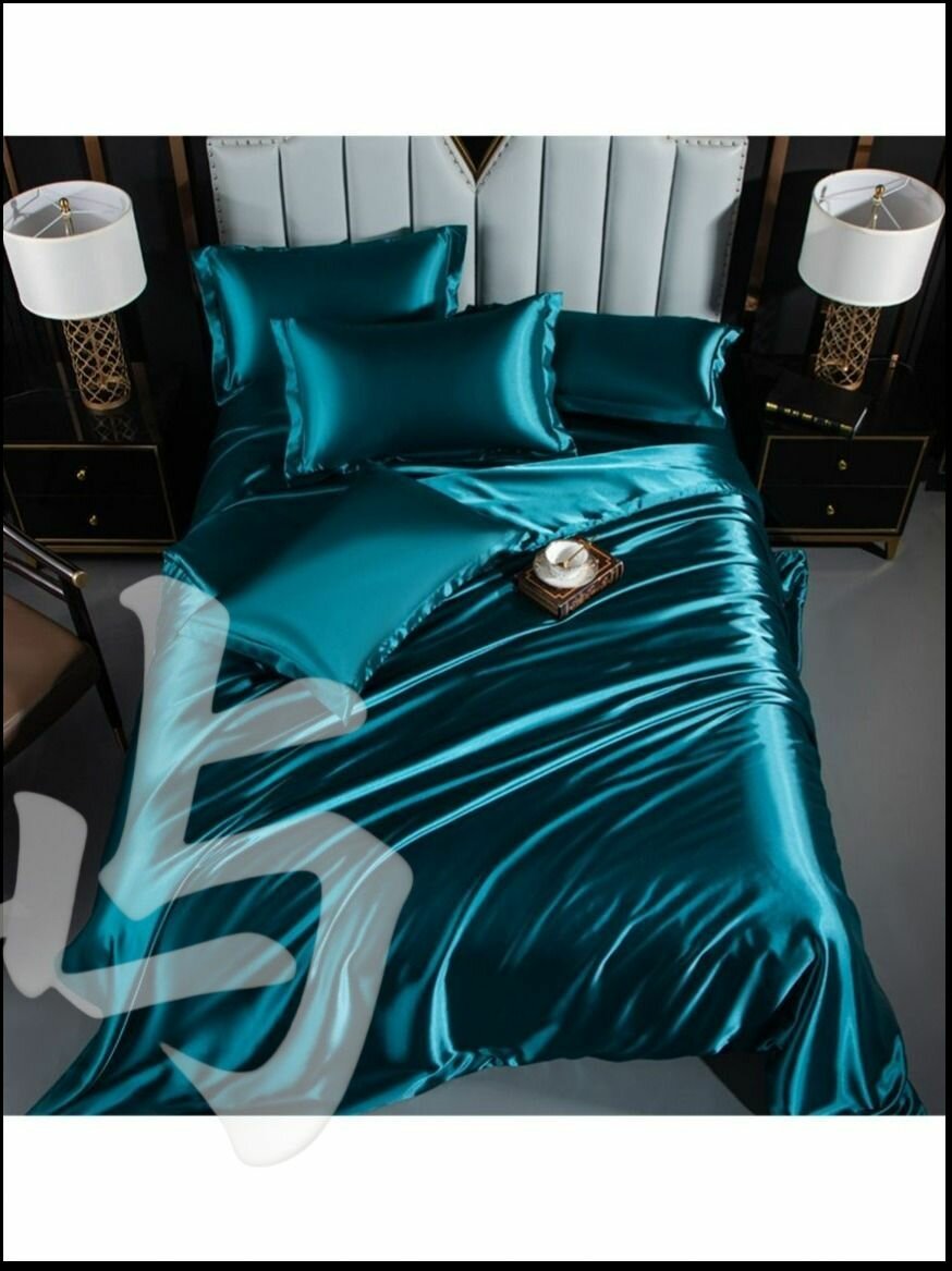 Комплект постельного белья, Натуральный шелк, 2-x спальный, наволочки 50x75