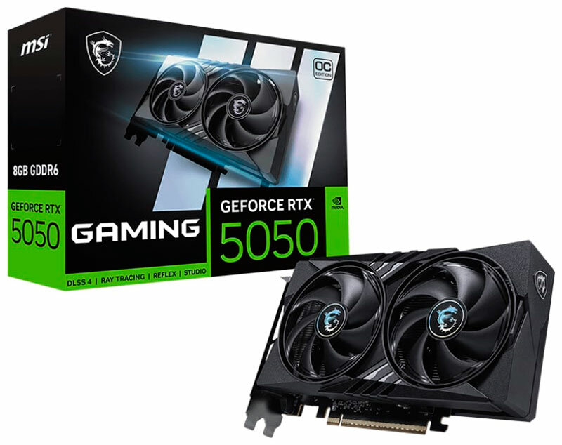 Видеокарта MSI GeForce RTX 5050 8G GAMING OC