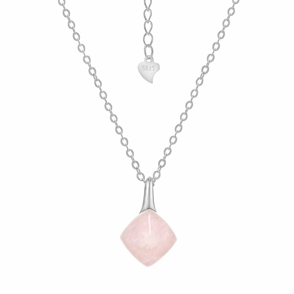 Колье, серебро, 925 проба, кварц