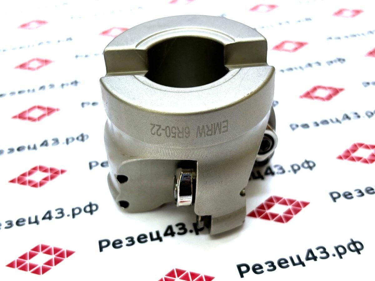 Торцевая насадная фреза LZ 50 мм, под сменные круглые пластины (EMR-6R-50-22-4T)