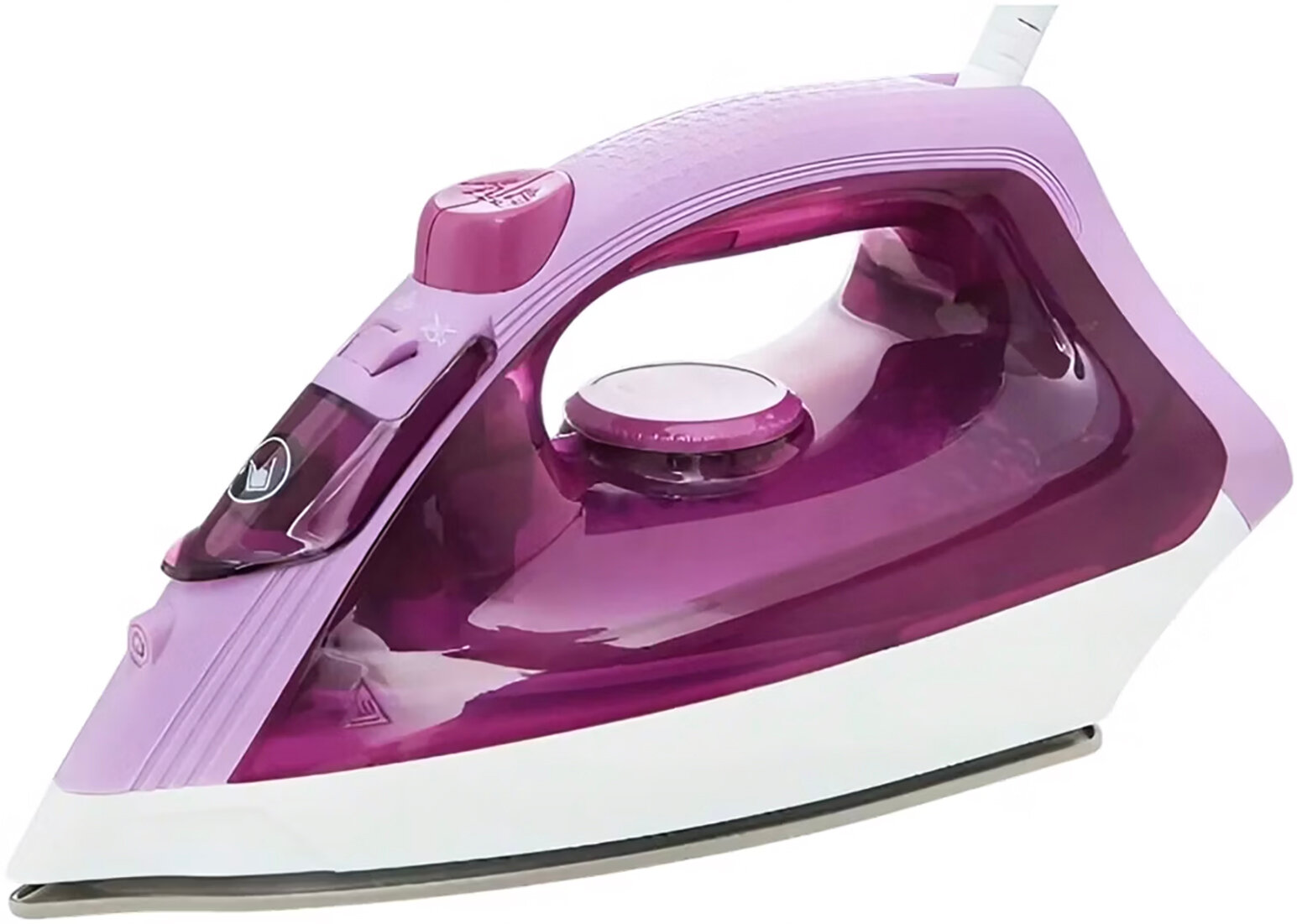Утюг Tefal Steam Essential FV1955E0, фиолетовый, шаровое крепление шнура