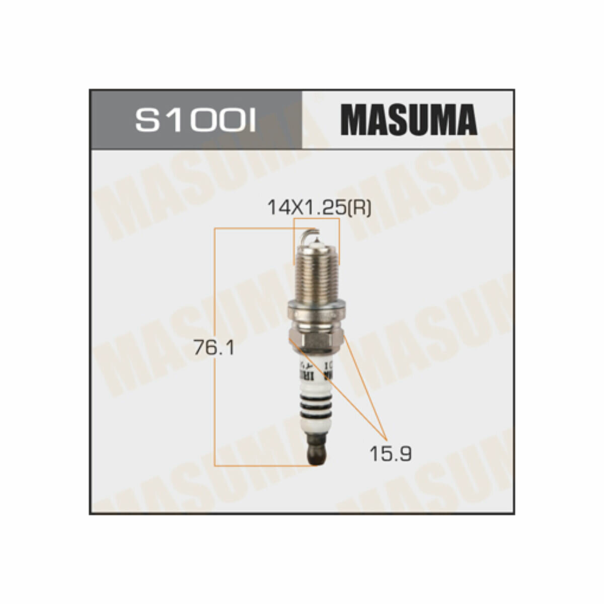 Свеча Зажигания Toyota Corolla 91-14(Masuma S100I)