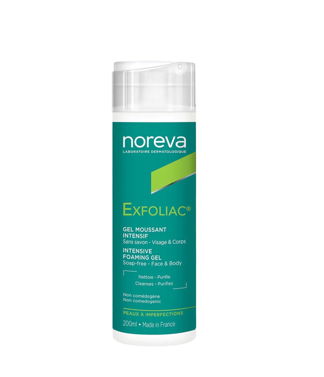 Очищающий гель для лица Noreva Exfoliac Foaming Gel Гель 200 мл