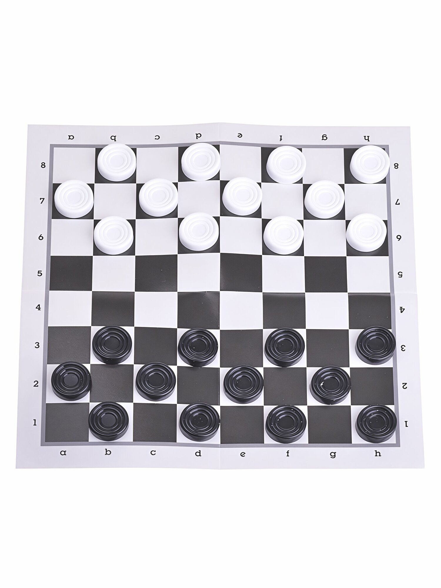 Классическая настольная игра для двоих, развитие логики и стратегического мышления, в комплекте: игровое поле с 24 шашками