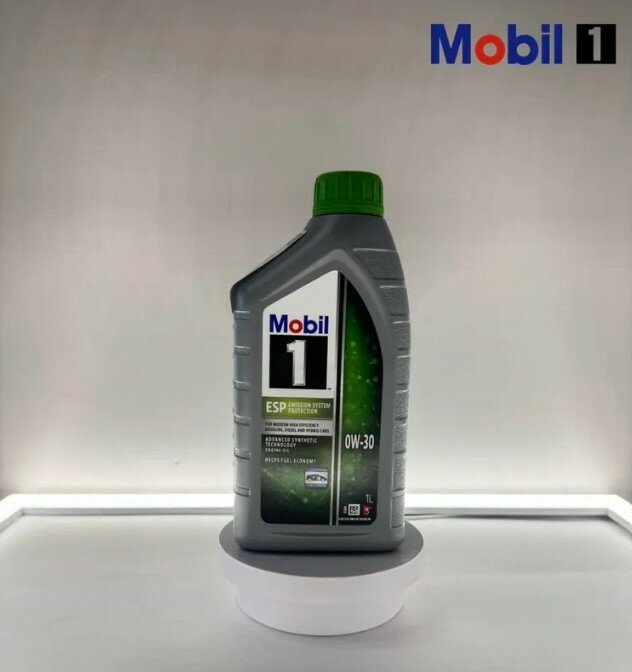Моторное масло MOBIL ESP 0W-30 1L, синтетическое, для бензиновых/дизельных двигателей