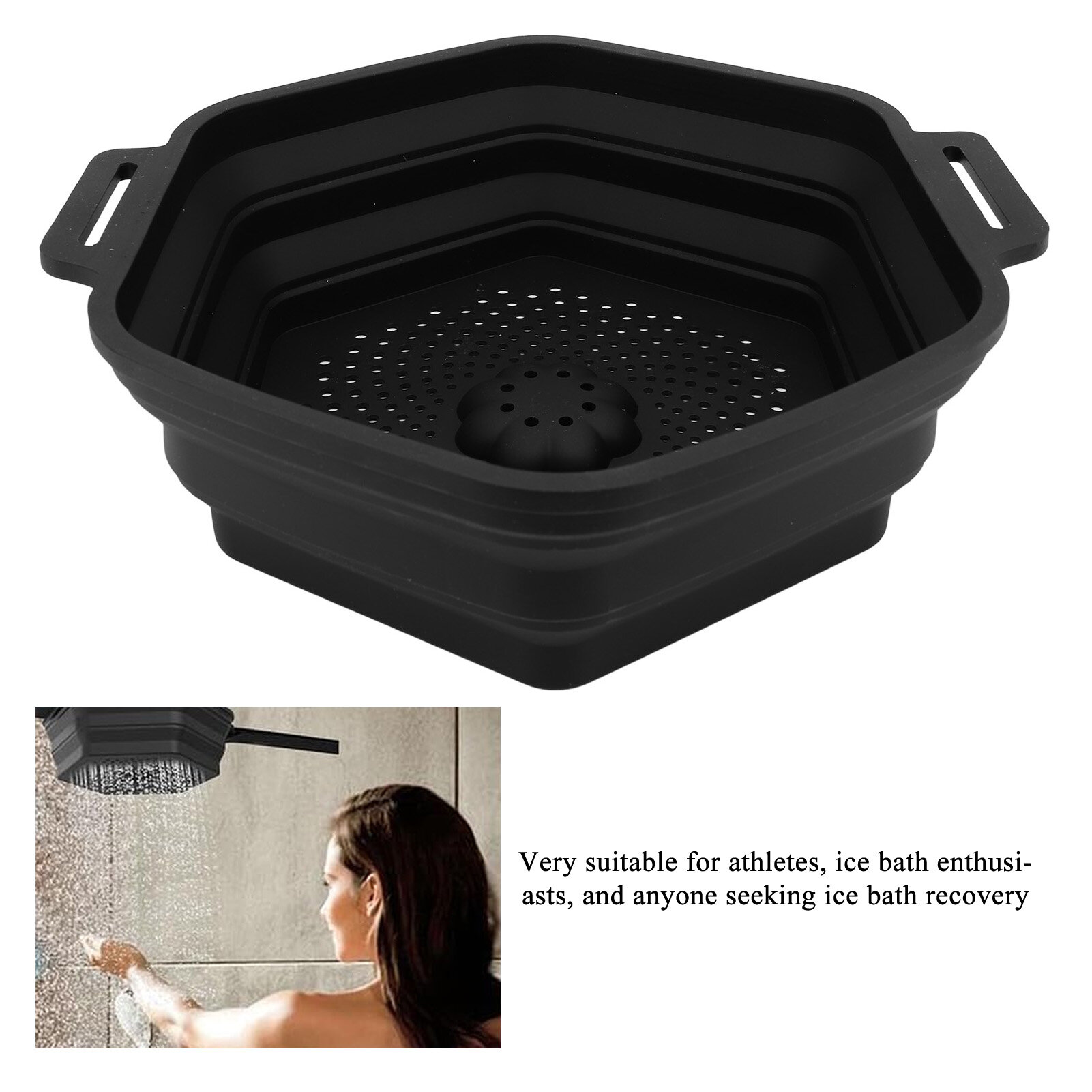 Складной портативный силиконовый ледяной душ для душа, охладитель воды для домашней ванной комнаты