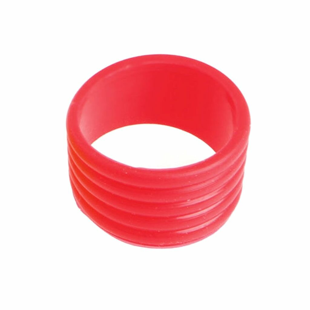 (1 упаковка из 4 штук) Уплотнительное резиновое кольцо для теннисной ракетки-красное