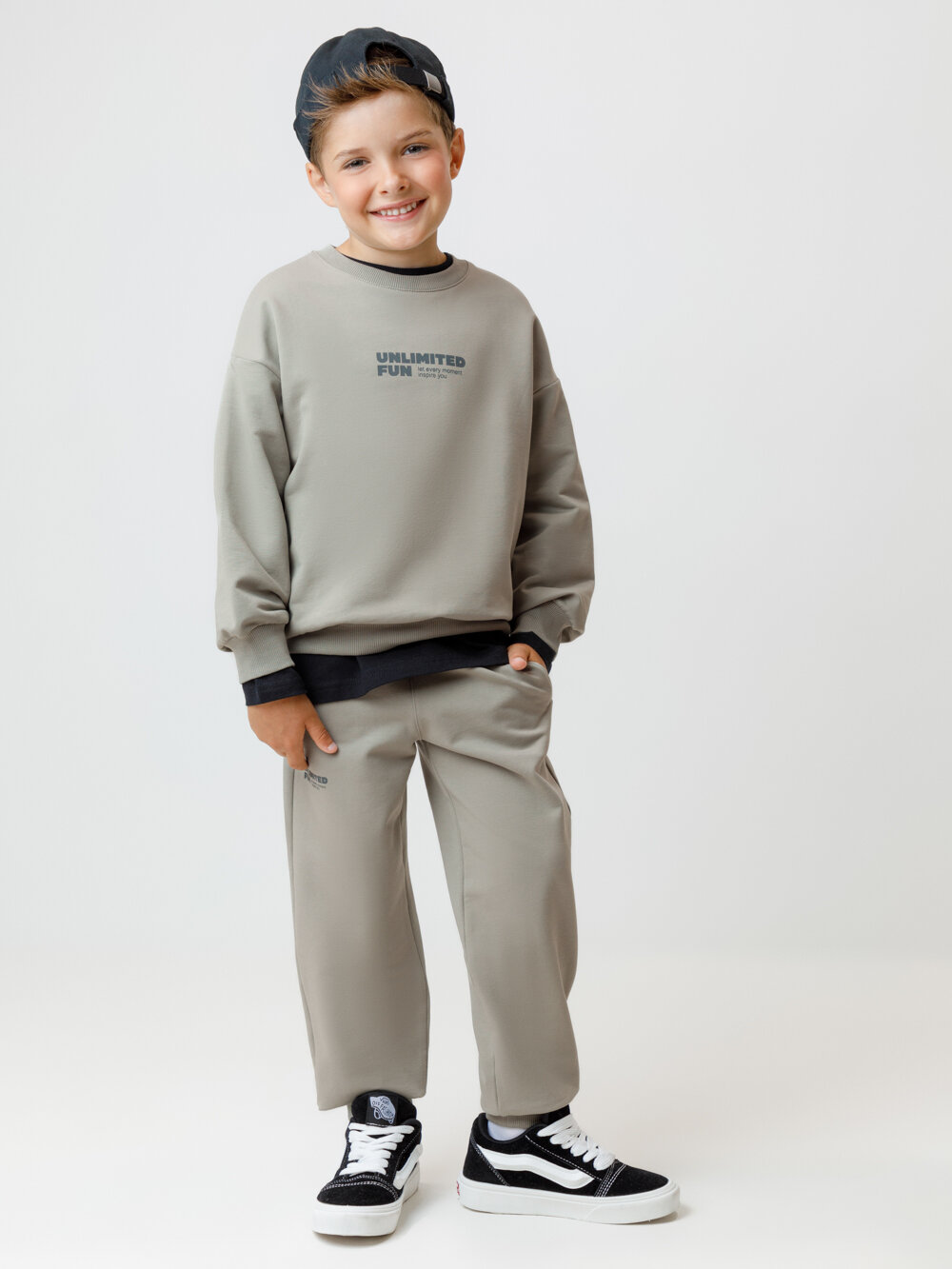 Брюки спортивные МП 400880/оливковый 0209