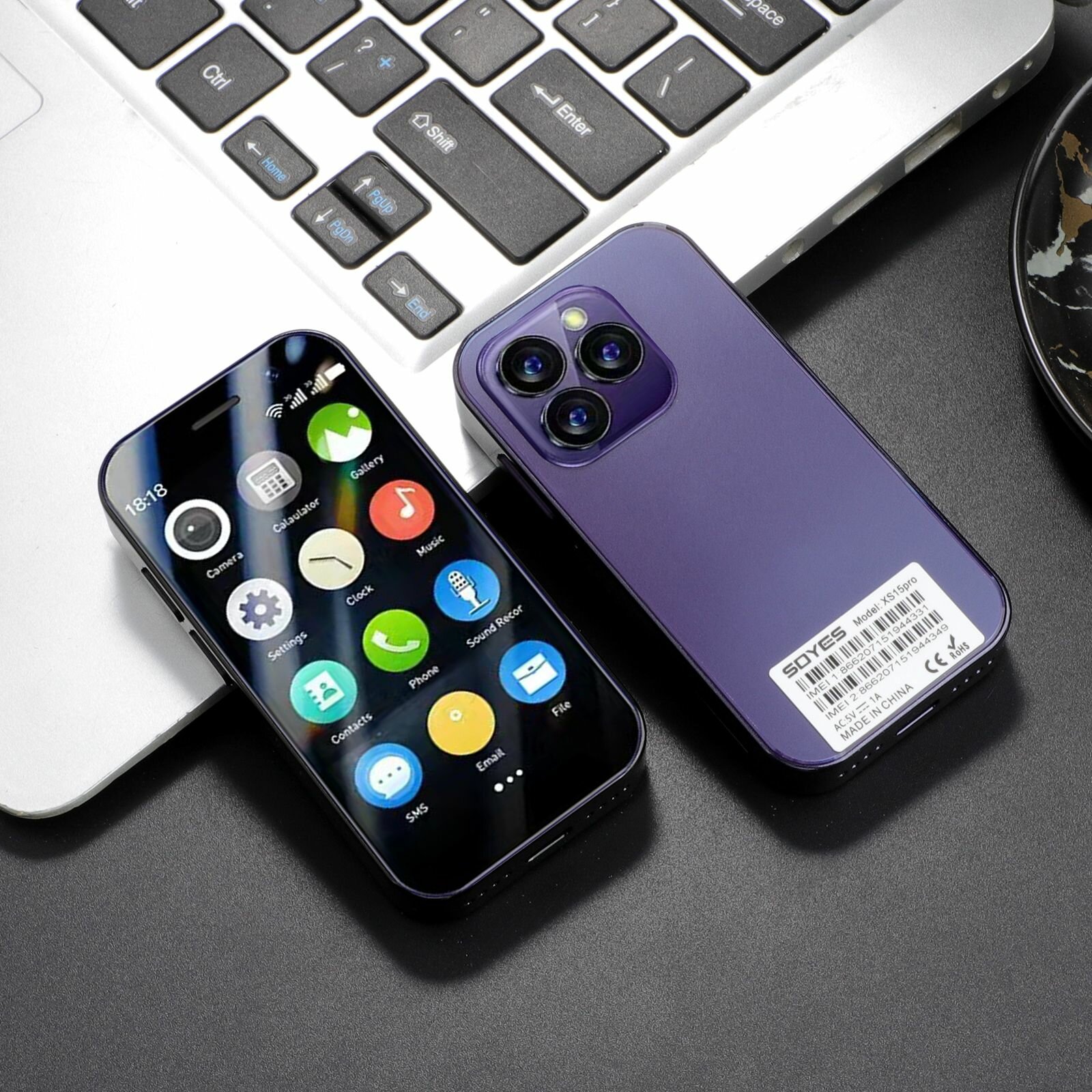 Soyes Смартфон EU 2/16 ГБ, пурпурный