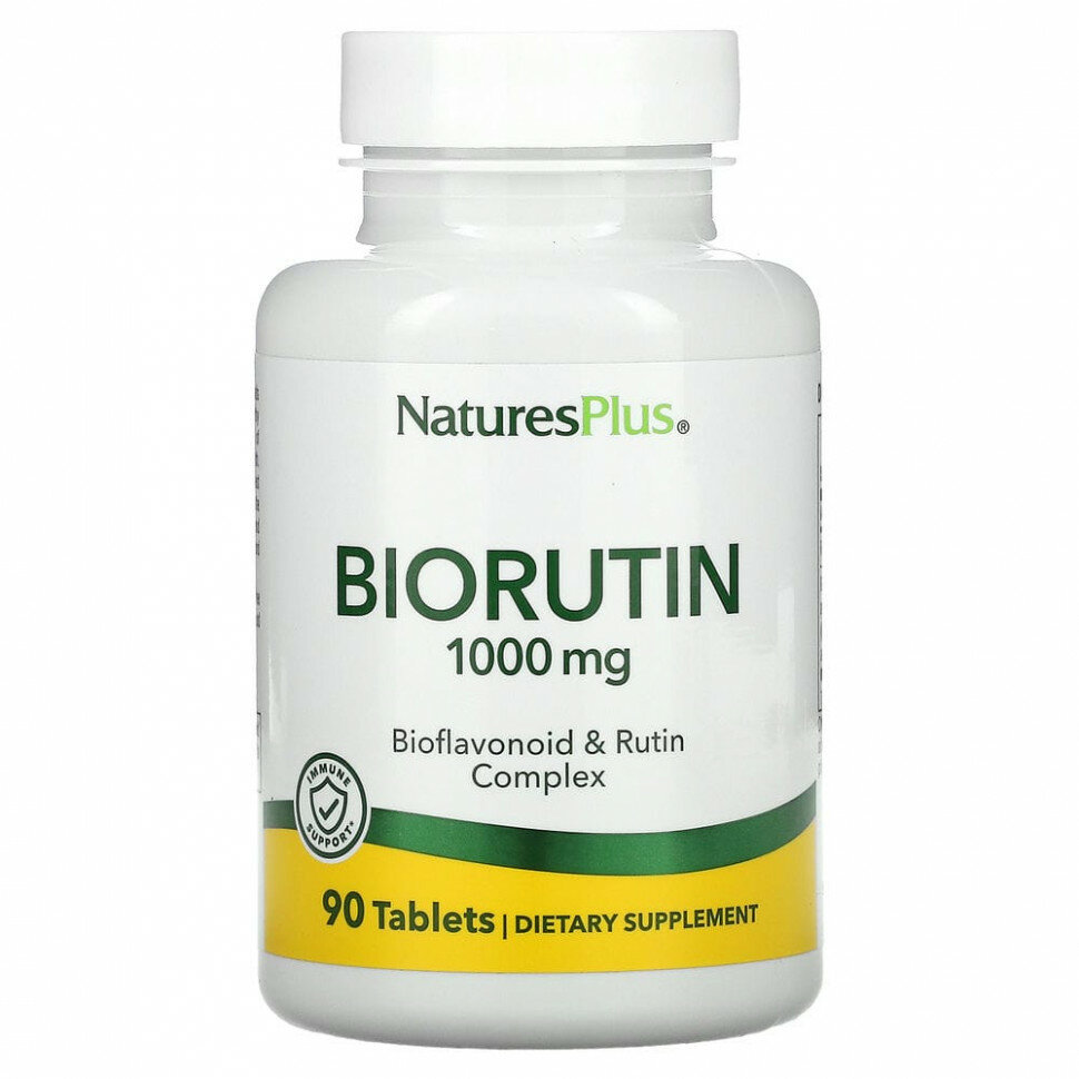 Natures Plus Biorutin (Биорутин) 1000 мг 90 таблеток (NaturesPlus)